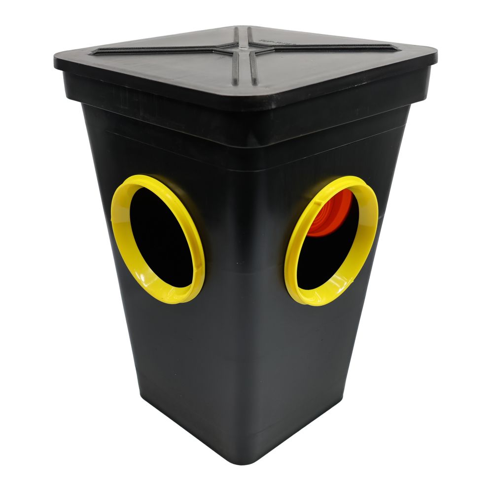 Tuf-Tite 4-Hole Distribution Box With Fittings (For 4 inch Pipe ...