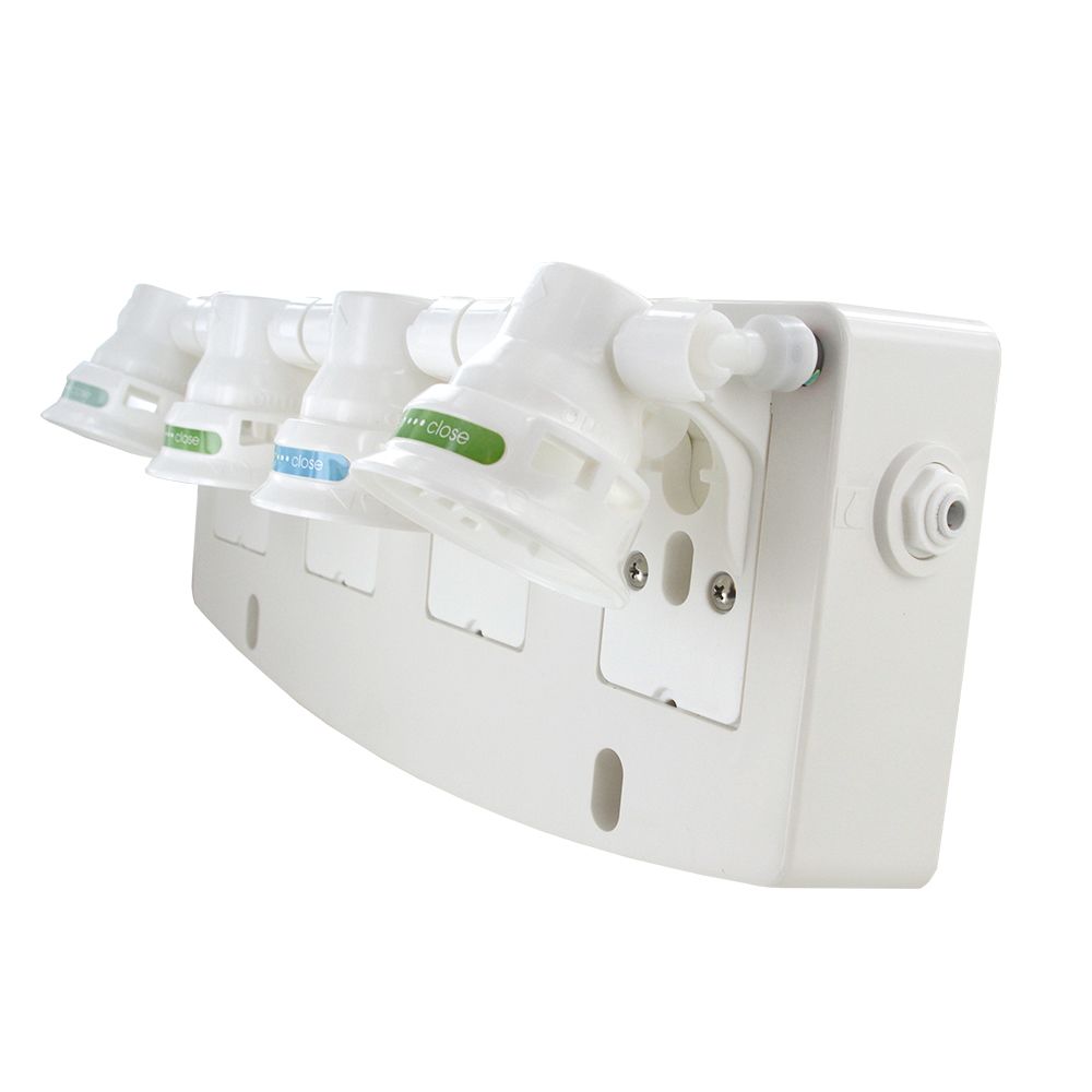 Aqua Flo QCRO 4 Stage Manifold with Flow Control Stem Elbow Fitting ...