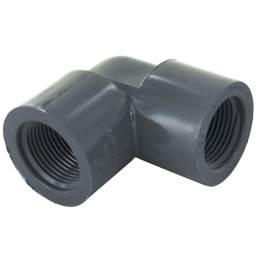 Schedule 80 PVC Elbow 1/2" FIP – Fresh Water Systems