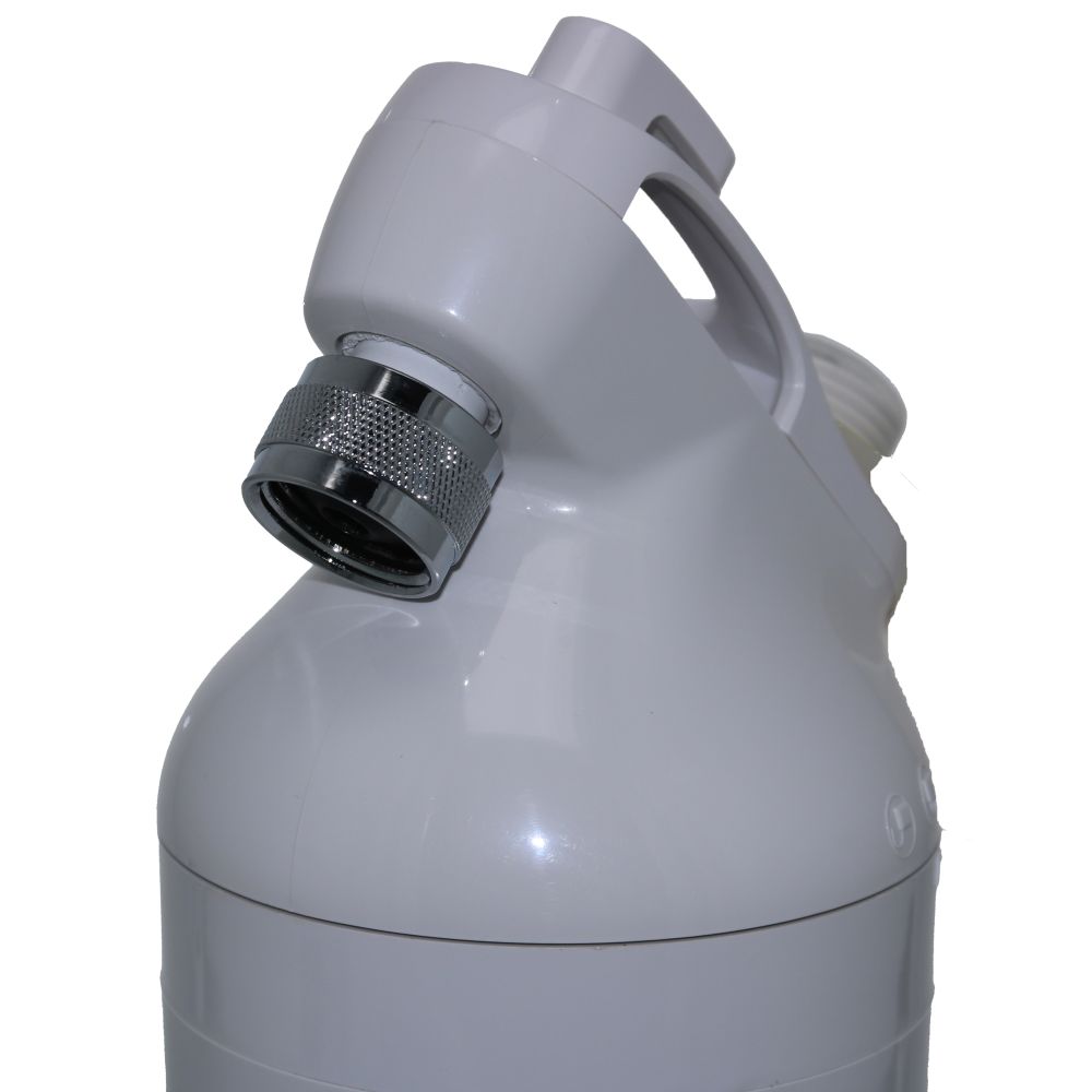 Pentair Pelican 3-Stage Premium White Shower Water Filter Without Head ...