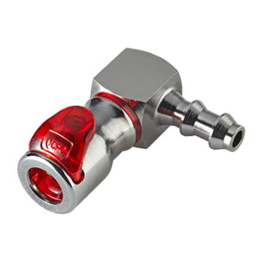 LQ2D3304LRED Valved Elbow Locking Hose Barb Liquid Cooling Coupling ...