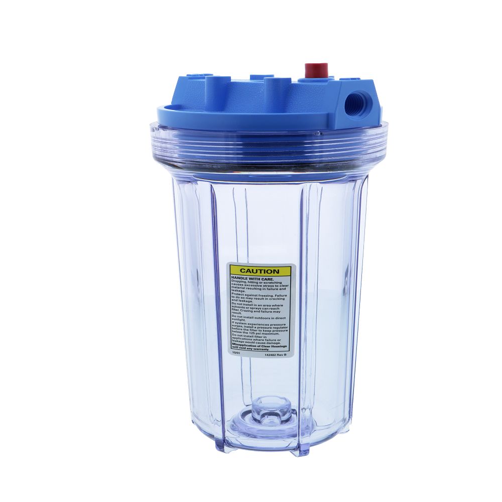 Pentek 10" Slim Line Water Filter Housing Blue/Clear w/ PR – Fresh ...