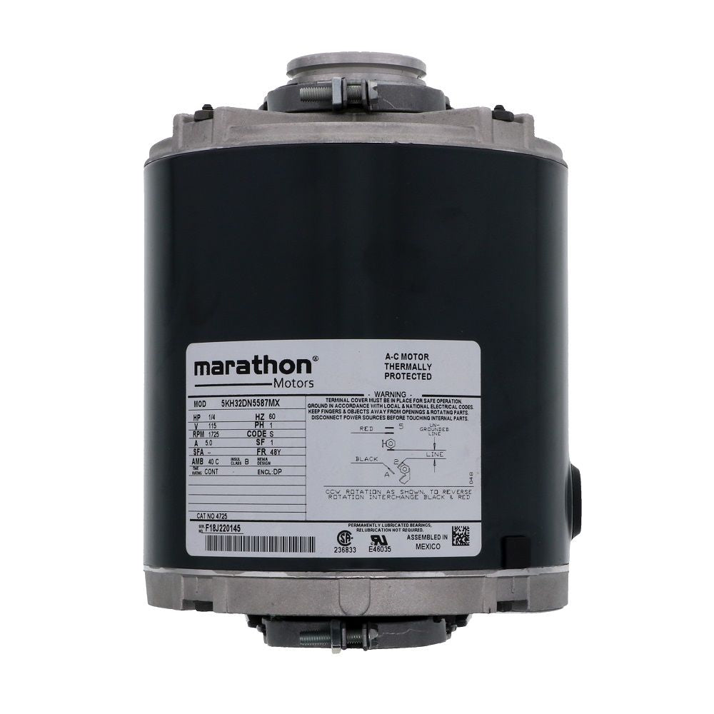 Marathon 803 NEMA 48YZ Frame RO/Carbonator Motor 1/4 HP 115V AC – Fresh ...