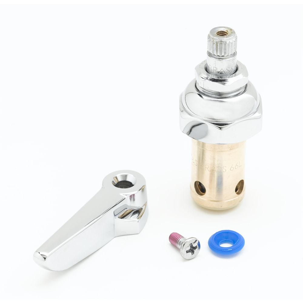 T&S Brass 002711-40 Eterna Spindle Assembly, Spring Check, Left Hand ...