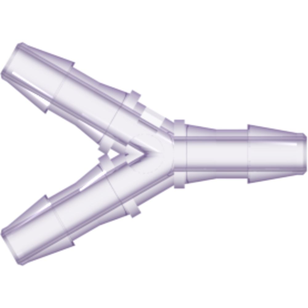 LinkTech Y Tube Fitting with 200 Series Barbs, 1/8" (3.2 mm) ID Tubing ...