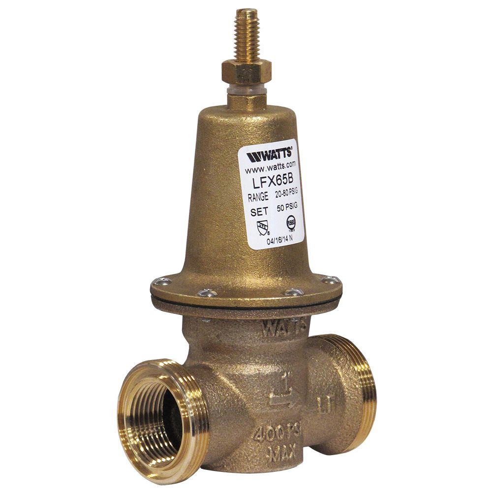 Watts 1 LFX65B Lead-Free Pressure Regulator 1" FNPT – Fresh Water Systems