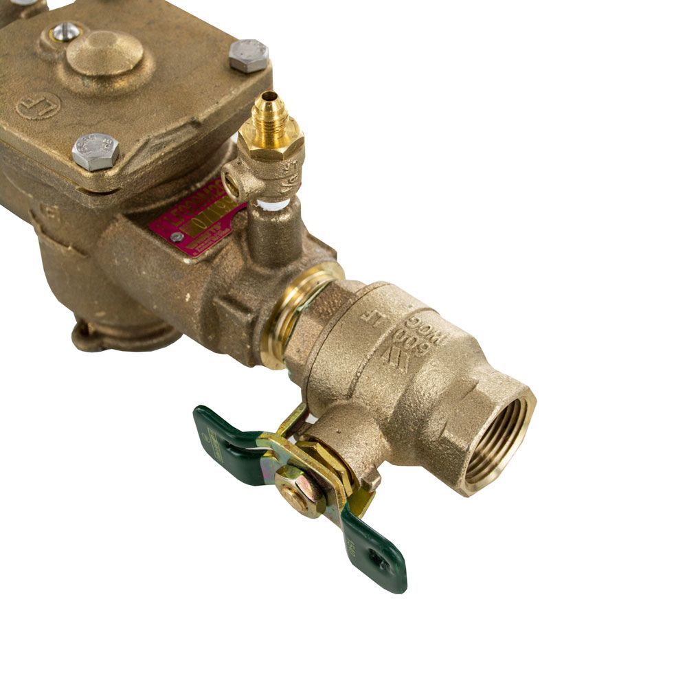 Watts Reduced Pressure Zone Backflow Preventer 1" Lead Free Bronze RPZ ...