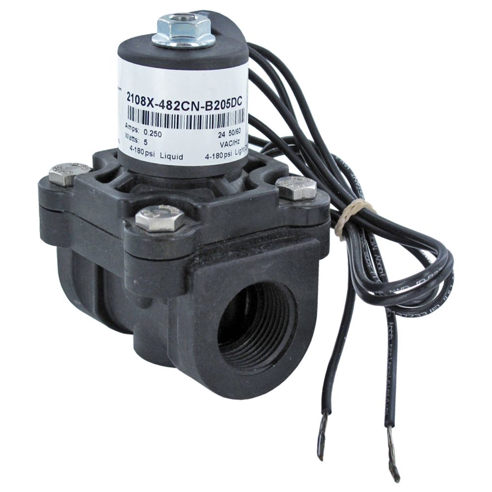B/C Valve 3/4 FPT Solenoid Valve N.C. 24VAC – Fresh Water Systems