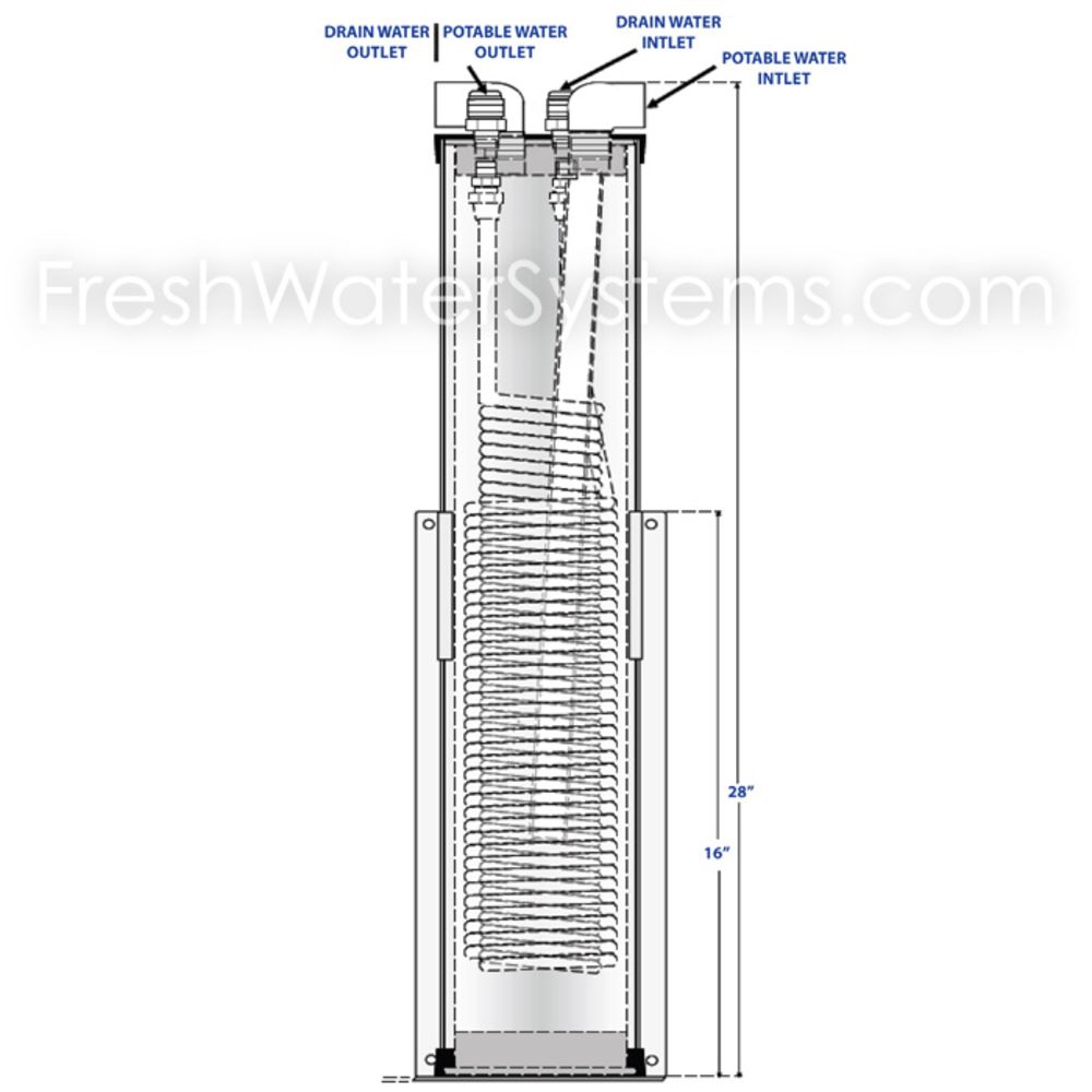 ChillTech CTII Heat Exchanger for Icemakers up to 2,400 lbs – Fresh ...