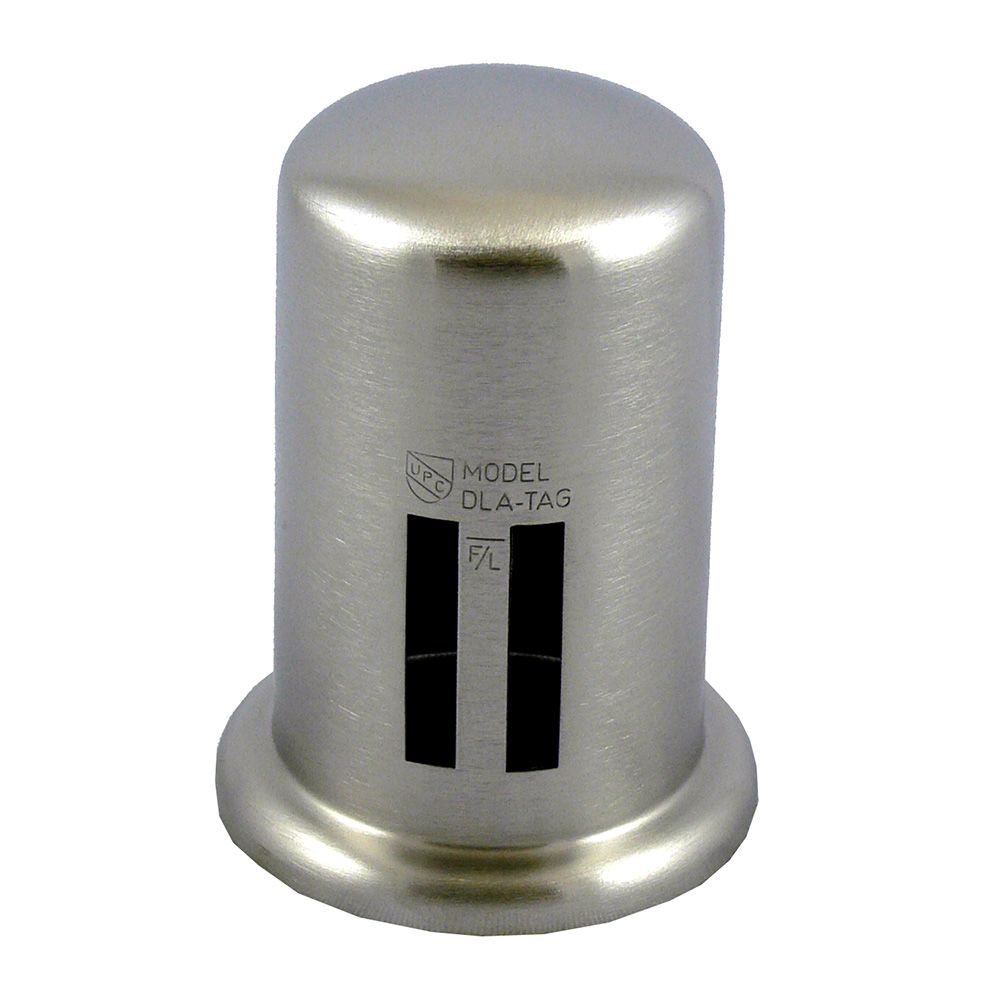 Brass Cover Cap for Twin Inlet Air Gap - Satin Nickel PVD – Fresh Water ...