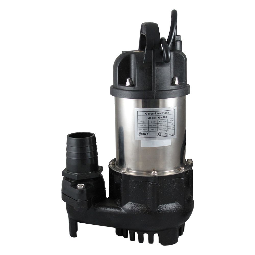 Matala GeyserFlow Pump - 4890 GPH – Fresh Water Systems