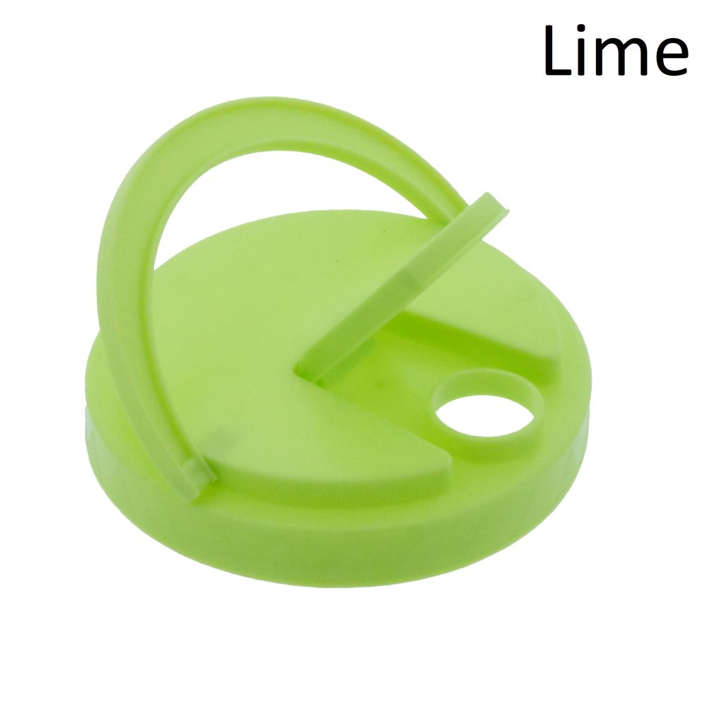 Glass Jar 1 GAL Wide Mouth Flint w/ Pour Lid and Handle - Lime Flat Li ...