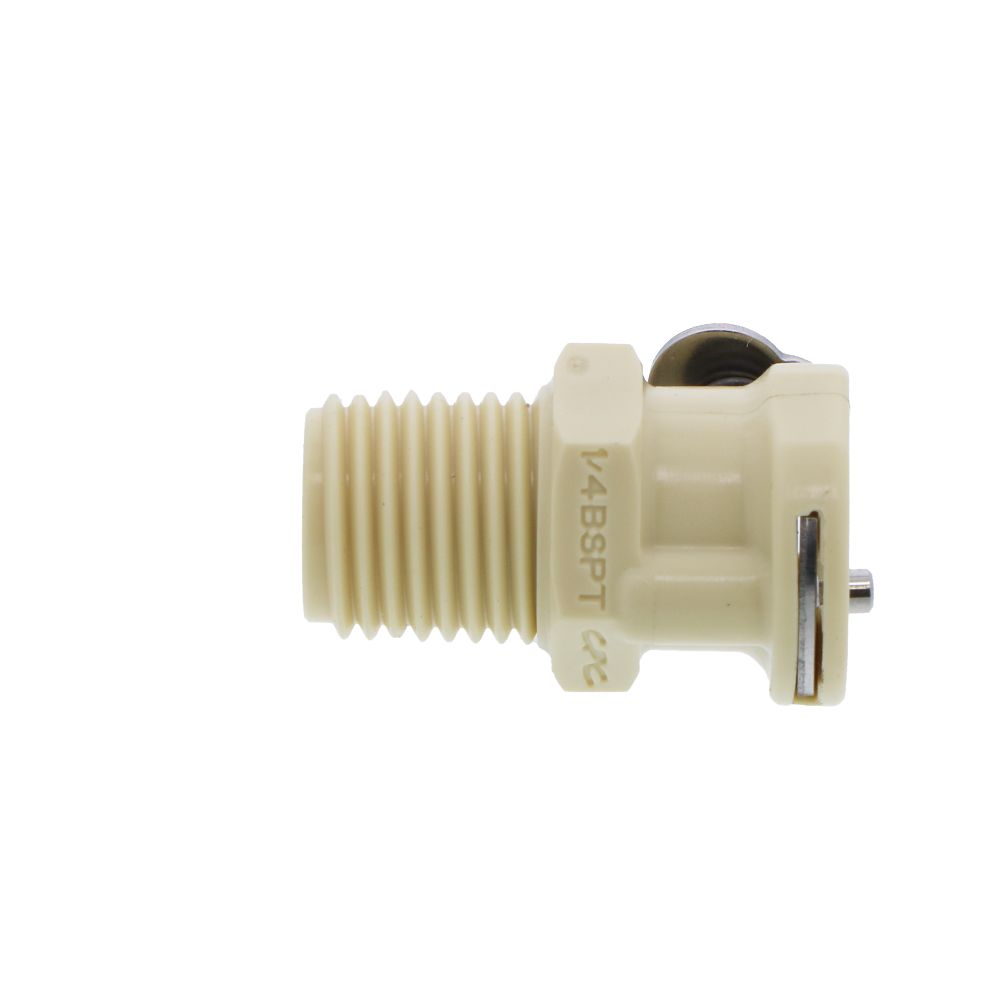 PMCD100412BSPT Valved Male Thread Coupling Body 1/4 BSPT – Fresh Water ...
