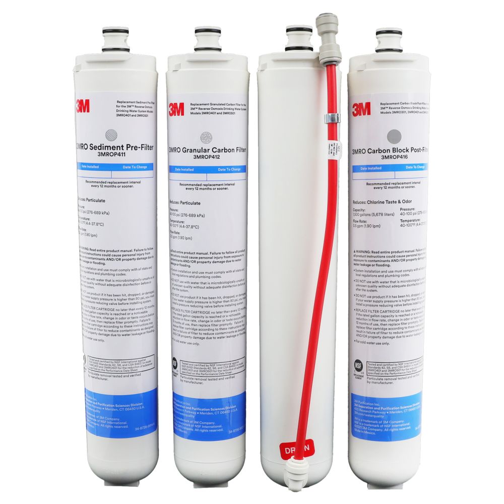 Water Factory Systems SQC4 Replacement Water Filter Kit – Fresh Water ...