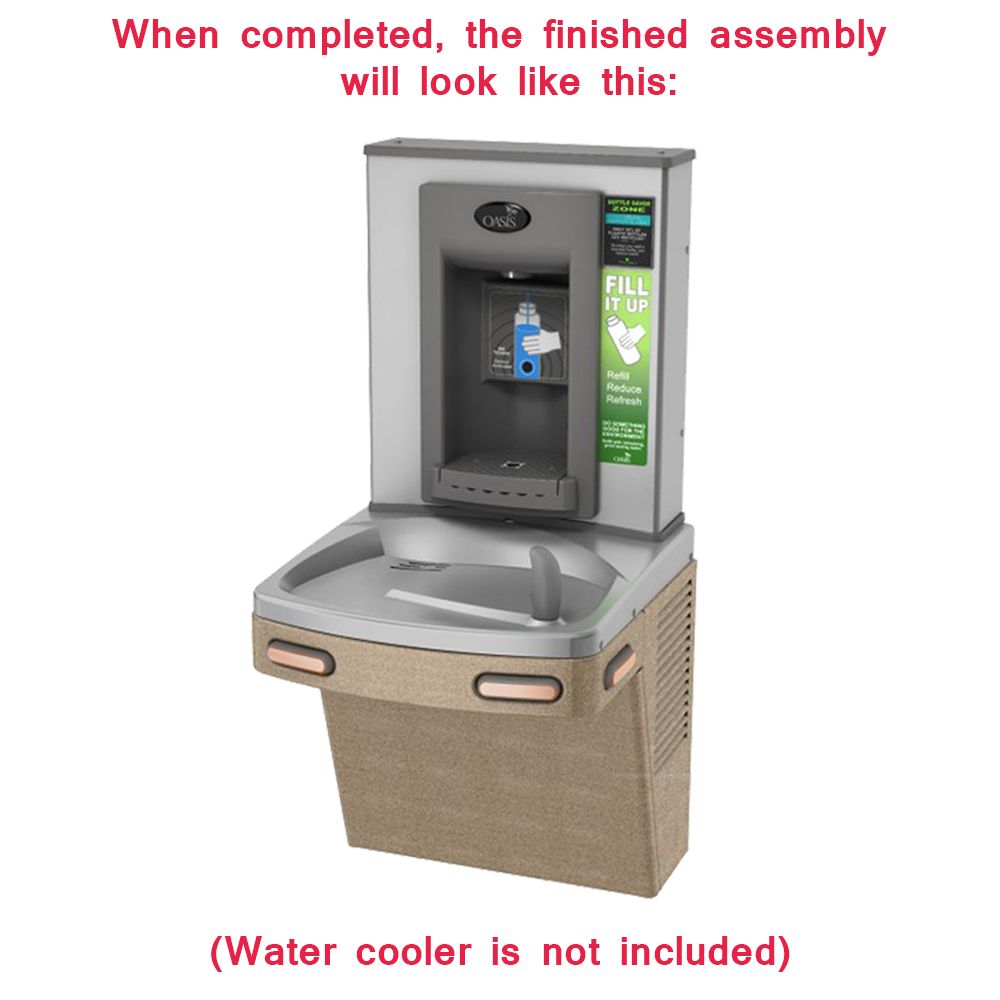Oasis MW8EBF In-Wall Electronic VersaFiller 8 GPH Bottle Filling Stati ...