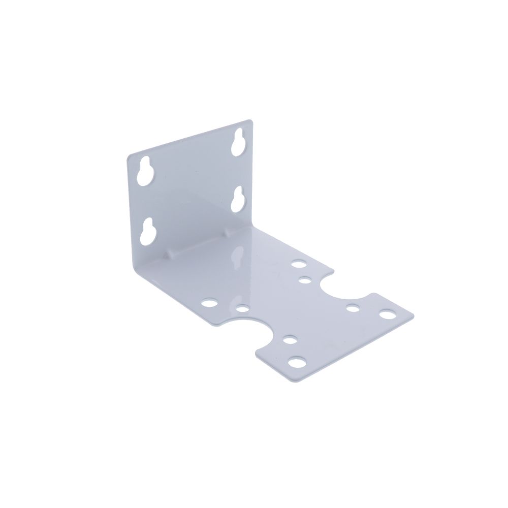 Standard Filter Mounting Bracket - White metal L-Shaped for 3/4" Caps w ...