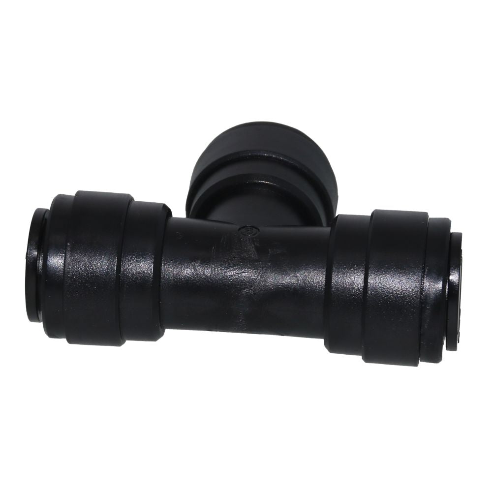 NeoFit - Acetal Black Union Tee- 15mm tube OD – Fresh Water Systems