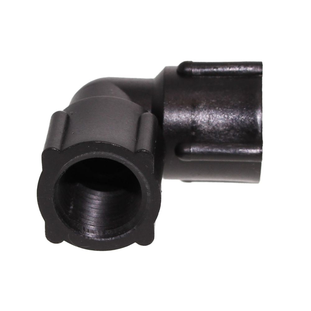 Female Elbow 1/2 FNPT x 1/2 FNPT - Black Polypropylene – Fresh Water ...