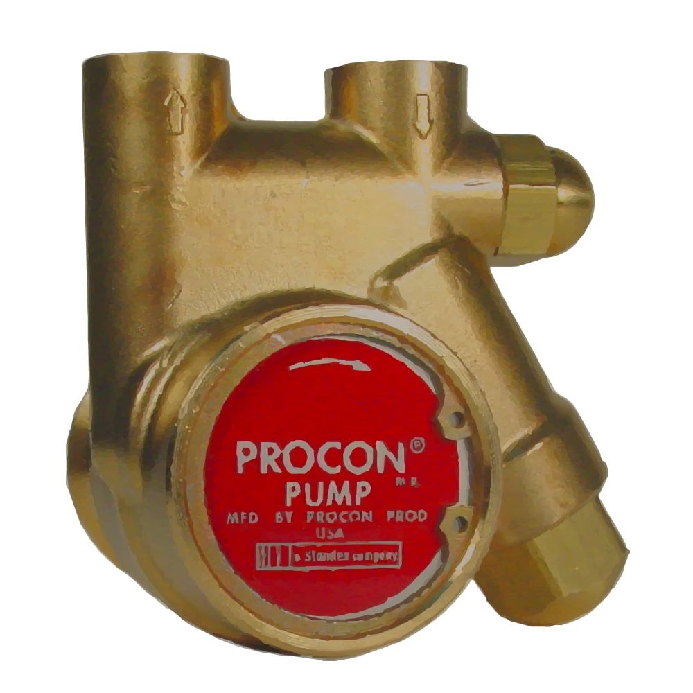 Procon Pump Rotary Vane Brass Pump Series 1 - 70 GPH 3/8" NPT w ...