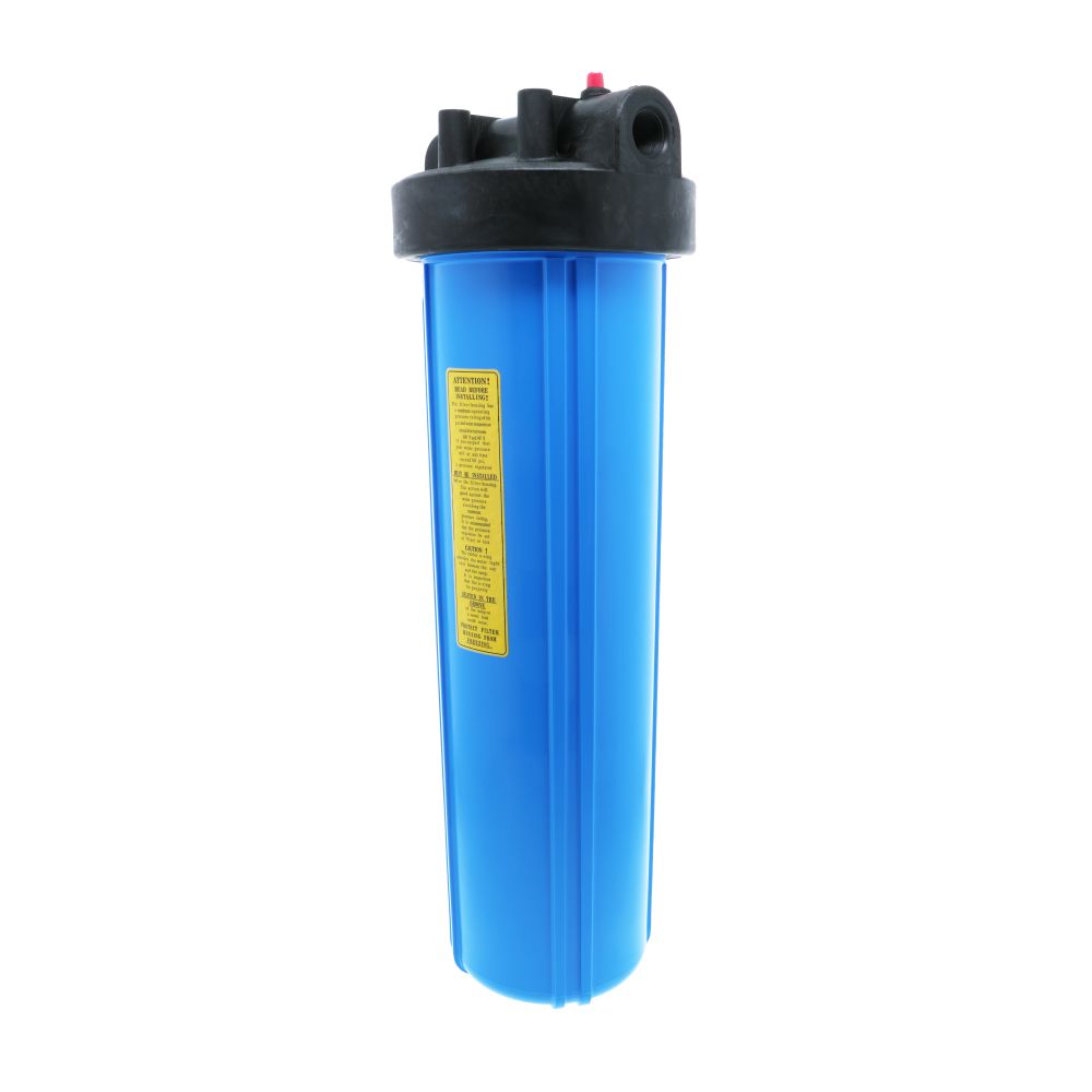 Watts Flowmatic 20" Full Flow Water Filter Housing Black/Blue W/ PR ...