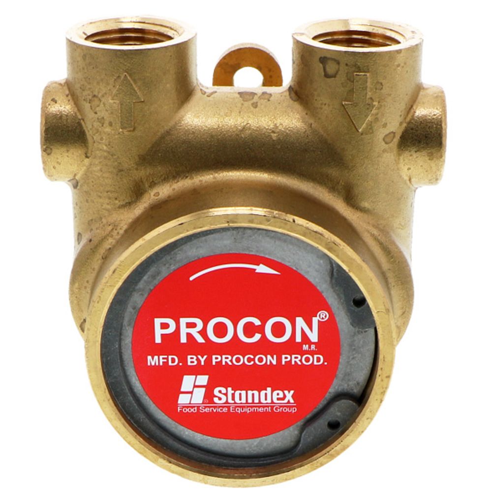 Procon Pump NSF Brass 240 GPH 1/2" NPT w/ Single Flat Drive (Bolt-on ...