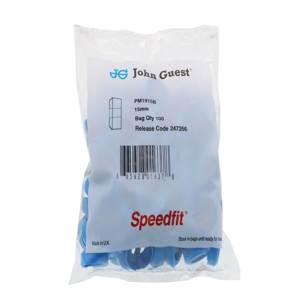 John Guest Collet Cover - 15mm Blue – Fresh Water Systems