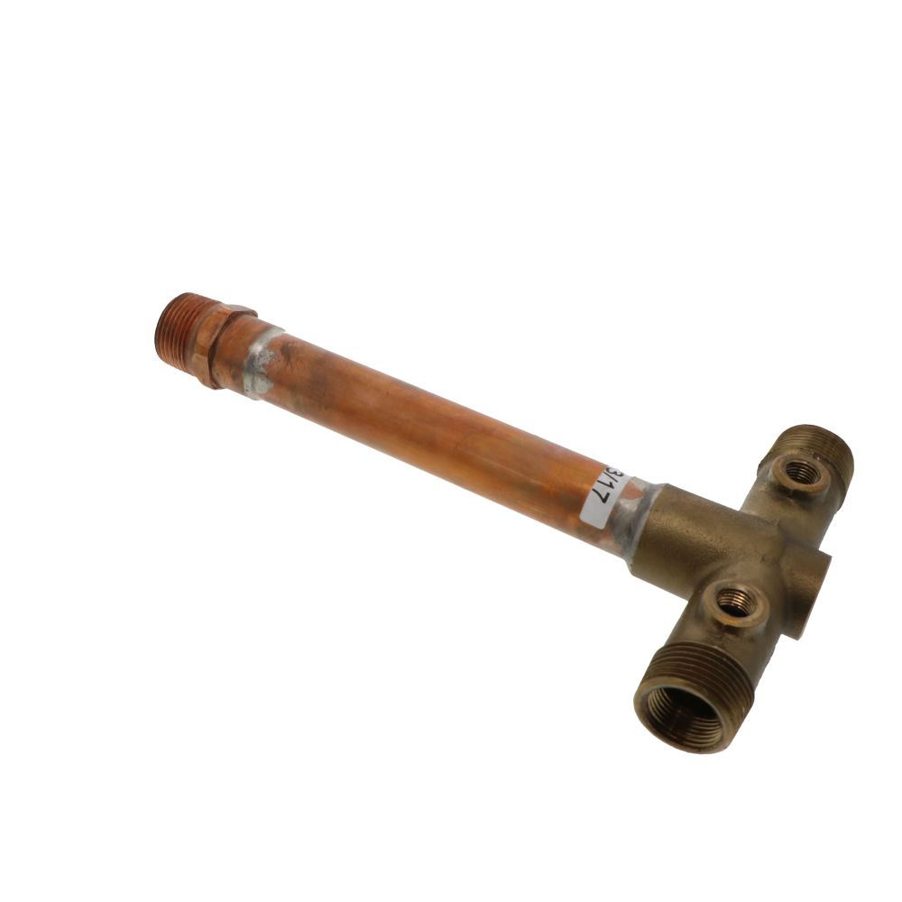 Brass Tank Cross 1" x 3/4" x 10" w/ 1 Tap – Fresh Water Systems