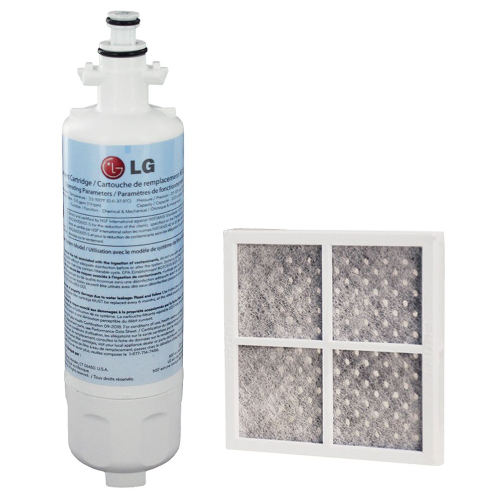 LG LT700P Refrigerator Filter and LT120F Air Filter Kit – Fresh Water ...