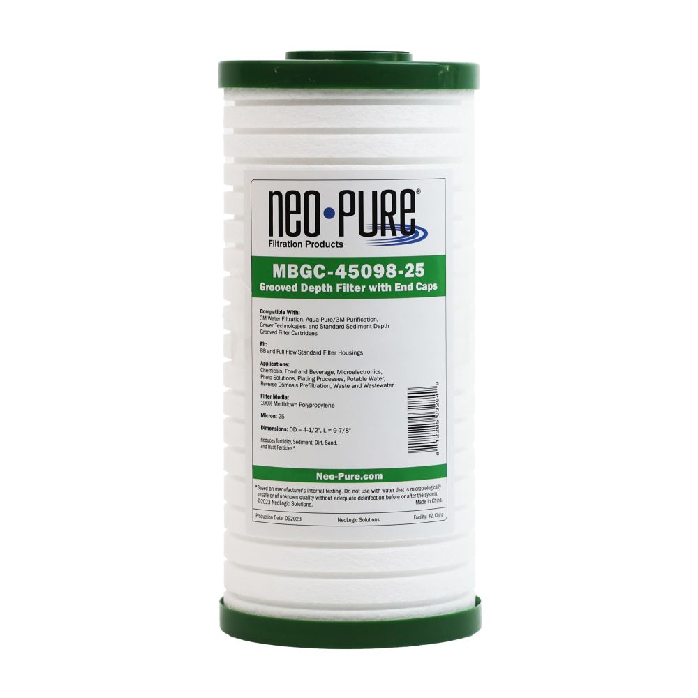 Neo-Pure Whole House Sediment Filter, 9-7/8" x 4-1/2", Model MBGC-45098 ...