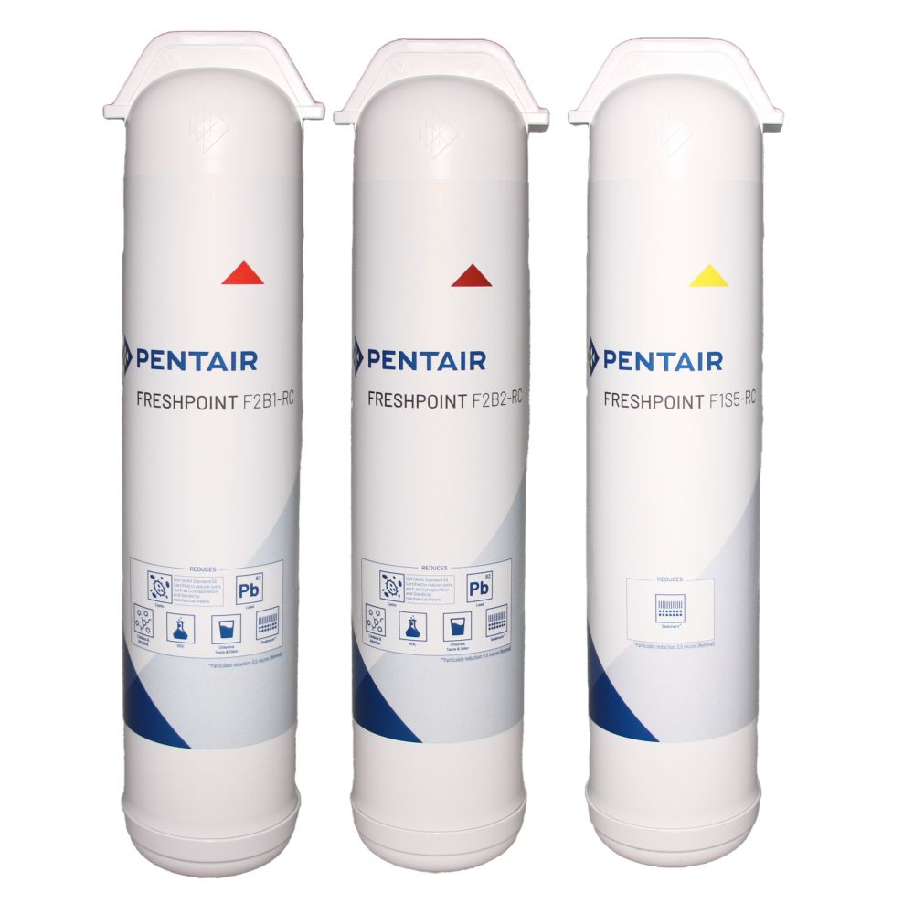 Pentair FreshPoint Sediment and VOC 3-Stage Replacement Kit – Fresh ...