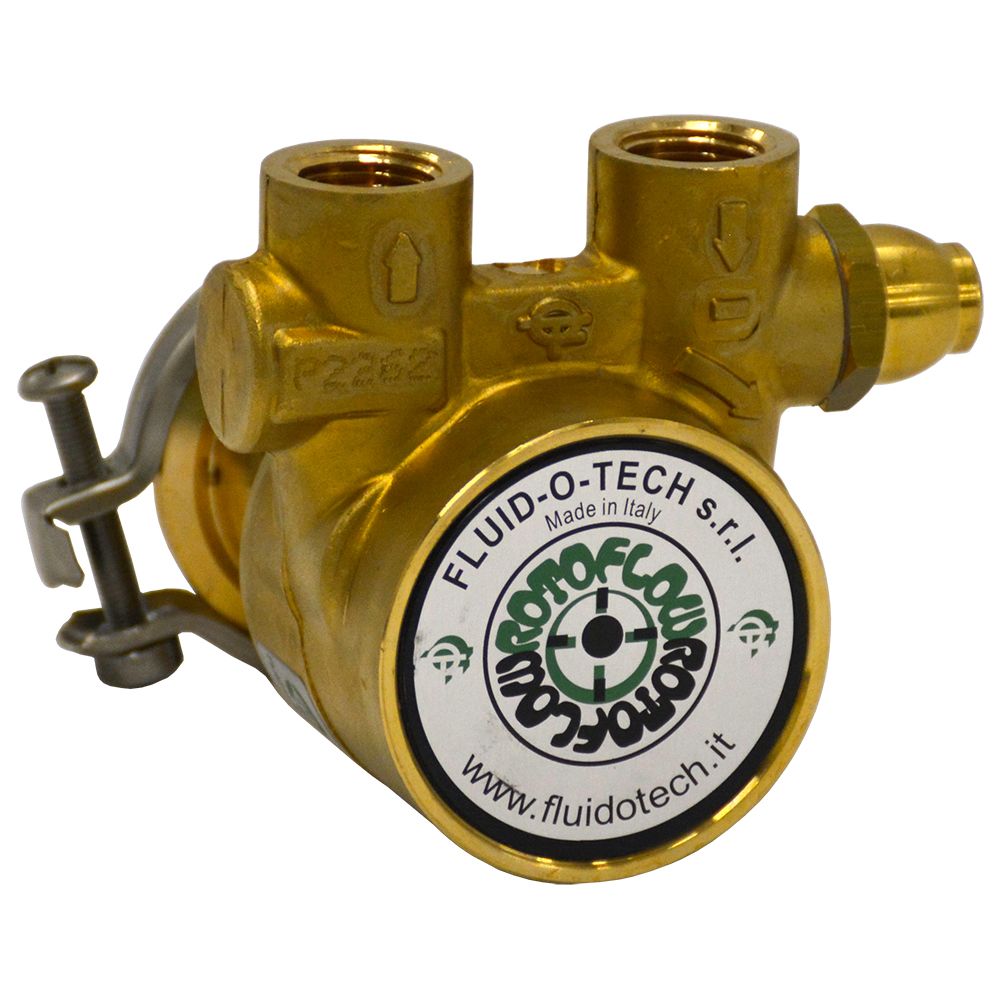 Fluid-o-Tech Lead Free Brass Rotary Vane Pump with Brass Key 105 gph 3 ...