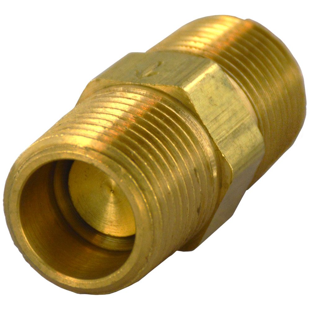Inline Brass Check Valve - 3/8" MPT x 3/8" MPT – Fresh Water Systems