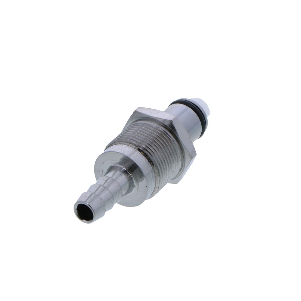 LCD42004 Valved Panel Mount Hose Barb Coupling Insert 1/4 ID Barb ...