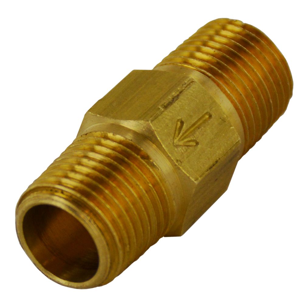Brass Check Valve 1/8 MPT x 1/8 MPT – Fresh Water Systems