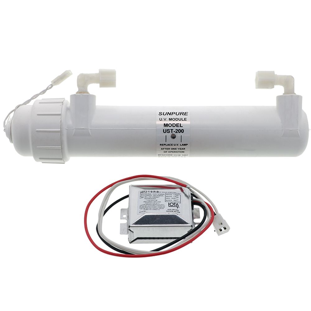 Sun-Pure UST-200 Ultraviolet System, 1 GPM 12VDC – Fresh Water Systems